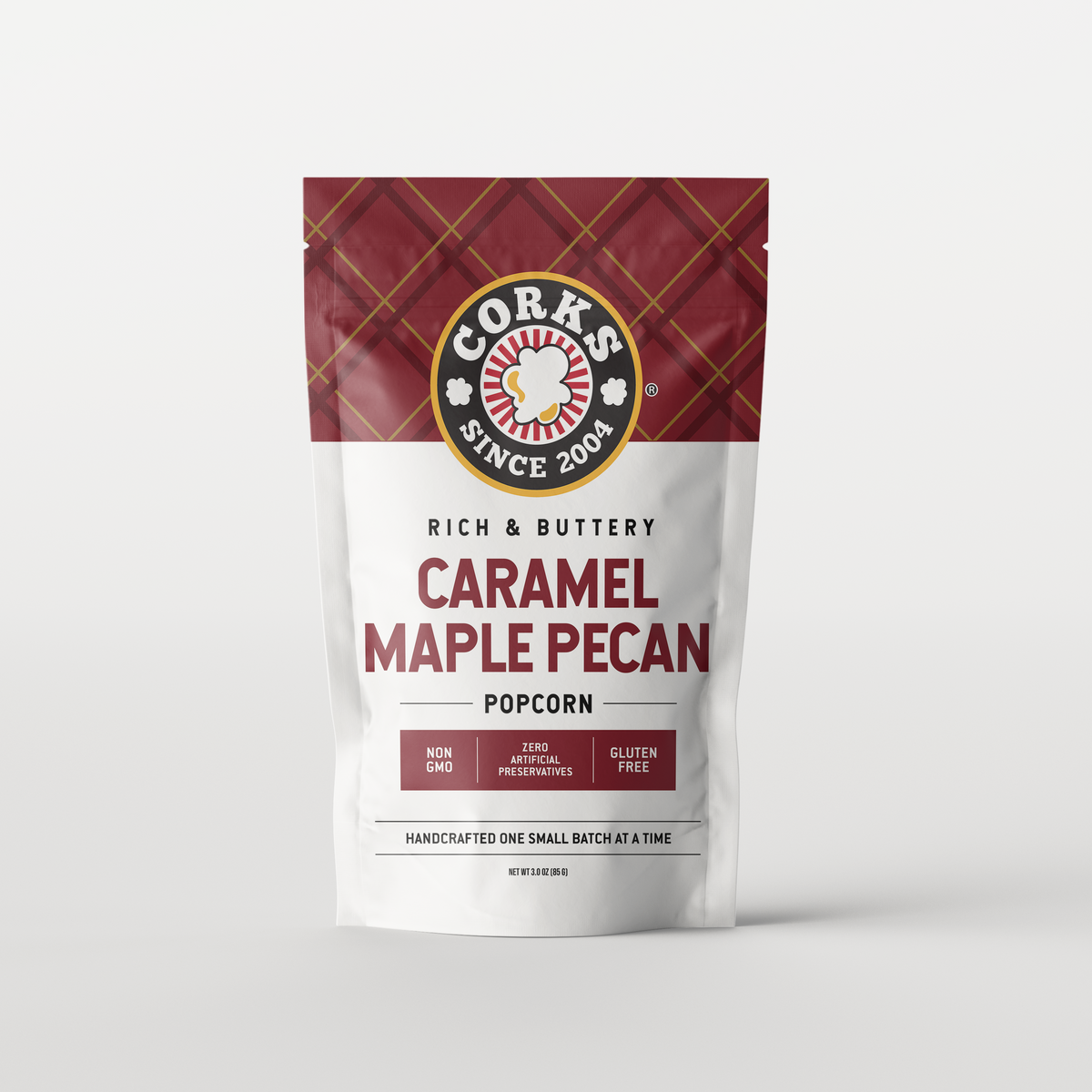 Caramel Maple Pecan (8 oz) | Corks Popcorn