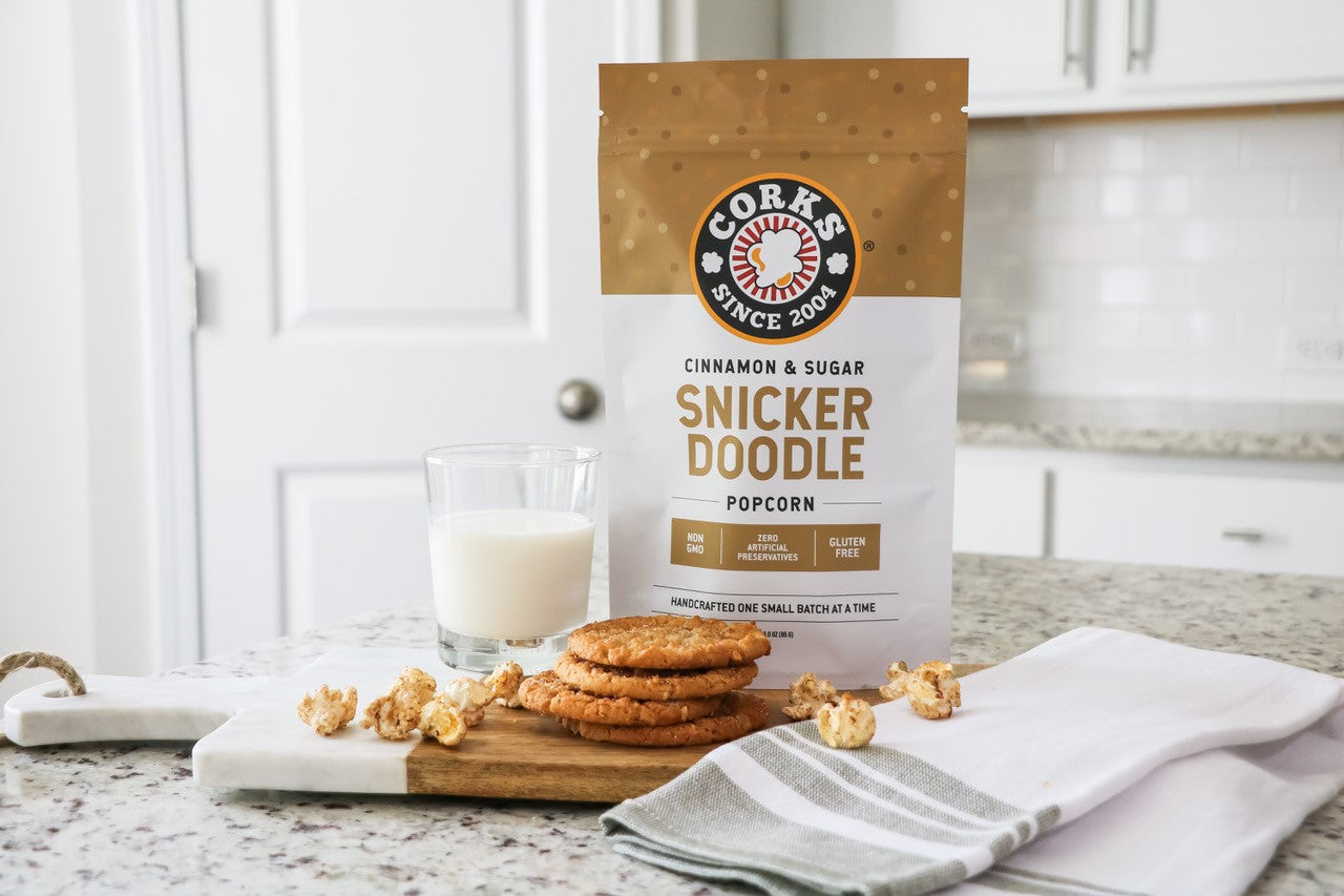 Snickerdoodle (3 oz Bag) | Corks Popcorn