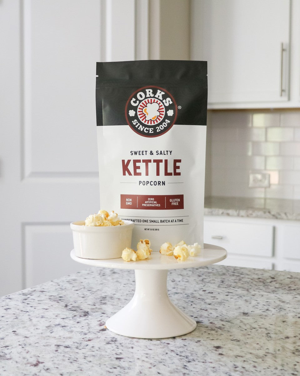The Original Kettle Corn (3.0 oz Bag) | Corks Popcorn